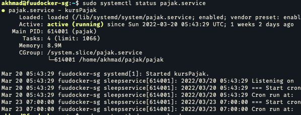 Create Systemd Service For Go Application Akhmad